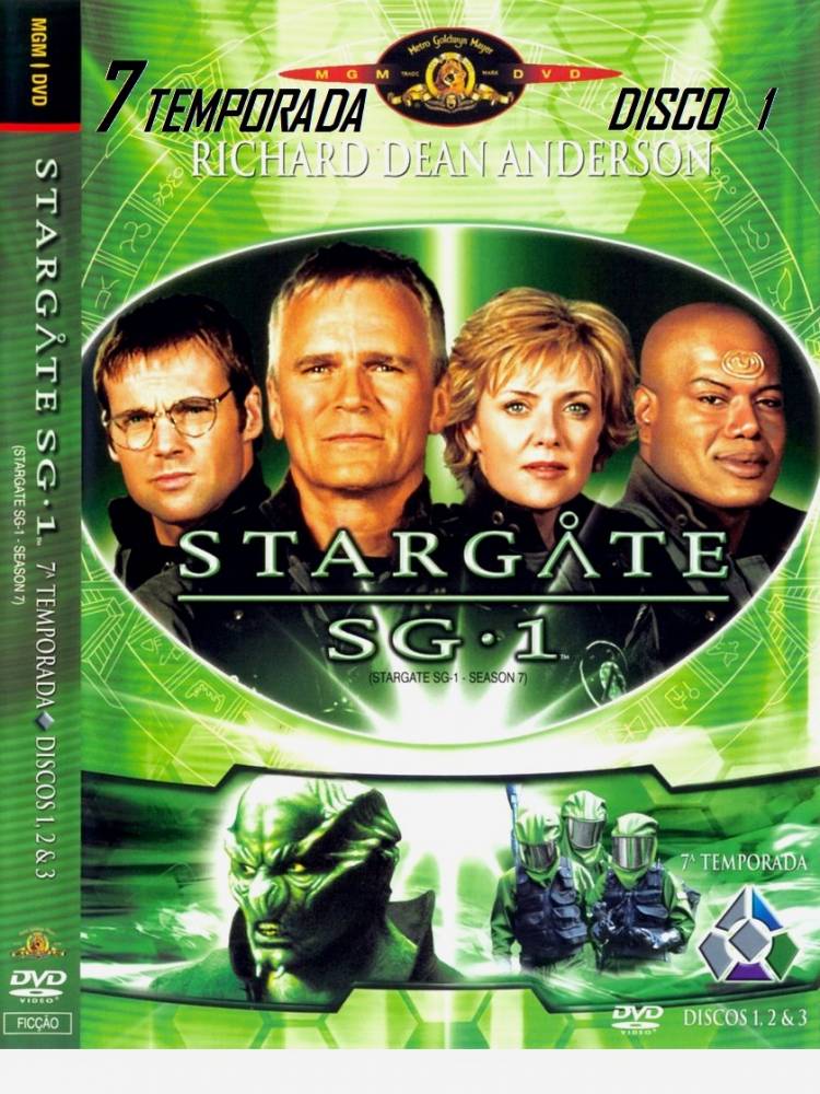 SPACETREK66 - DVD STARGATE SG1 - 7 TEMP - 5 DVDs