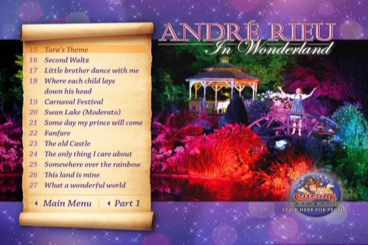 SPACETREK66 - DVD ANDRE RIEU - IN WONDERLAND