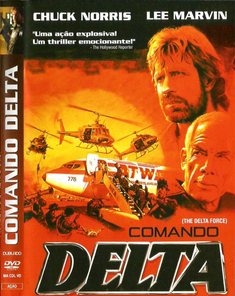 SPACETREK66 - DVD COMANDO DELTA - DUBLADO - CHUCK NORRIS